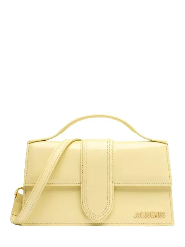 Jacquemus Le Grand Bambino Leather Shoulder Bag - Yellow