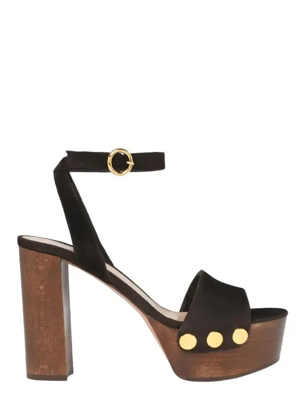 GIANVITO ROSSI Clog Sandal - Brown