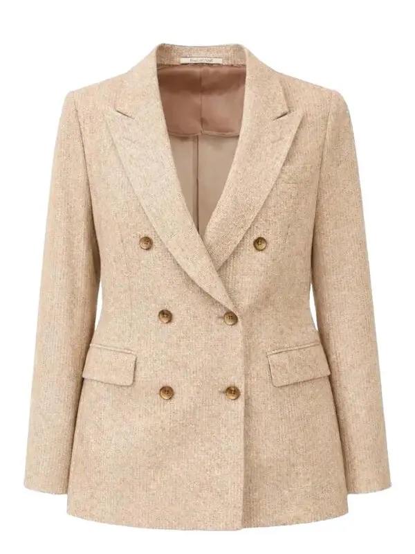 Tagliatore Wool Double Breasted Blazer - Multicolor