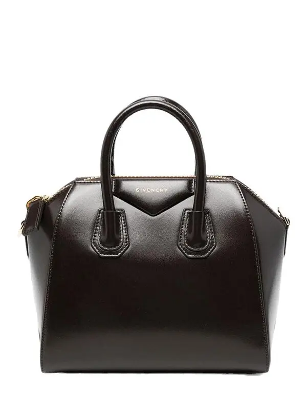 Givenchy Antigona Mini Box Leather Bag - Brown