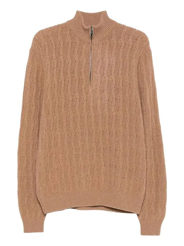 Etro Cashmere Quarter-zip Jumper - Multicolor