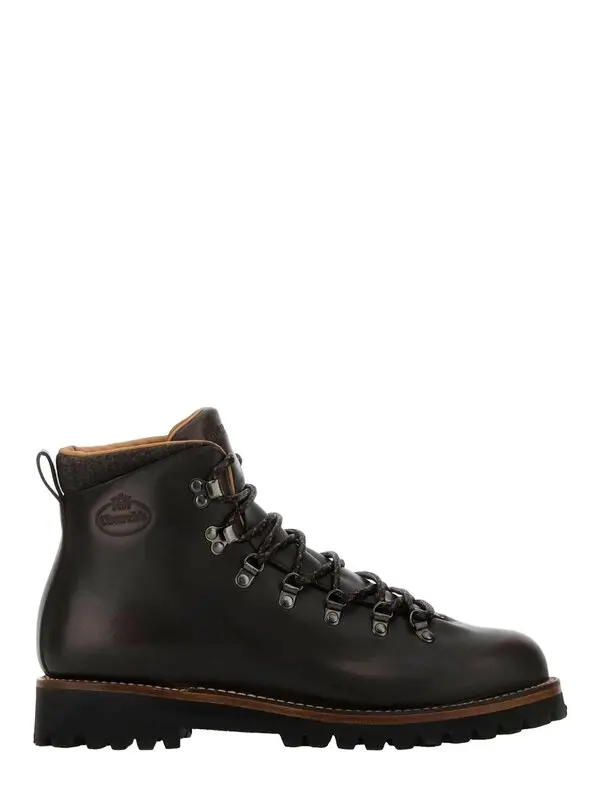 Church's Poulton Lace-up Ankle Boots In Smoky Brushed Leather - Brown