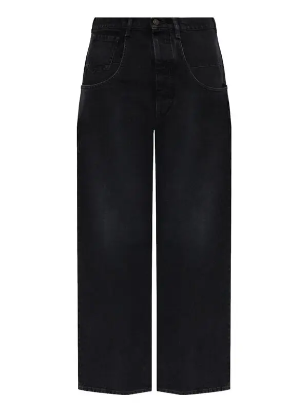 MAISON MARGIELA 5-pocket Straight Leg Pants - Black