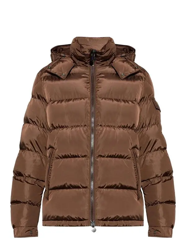 Moncler Maya Matte Short Down Jacket - Brown