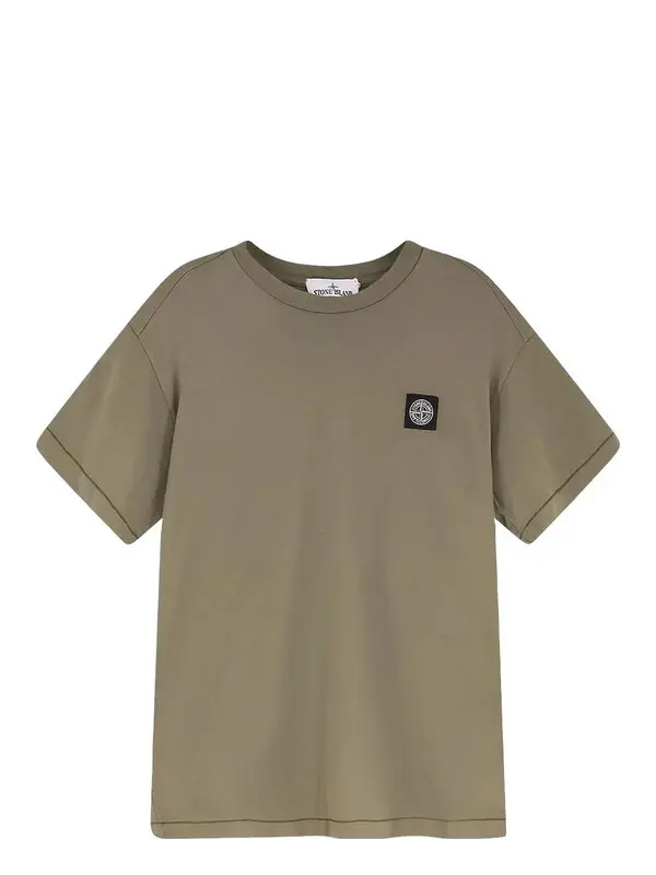 Stone Island Slim Fit T-shirt With Compass Badge - Green