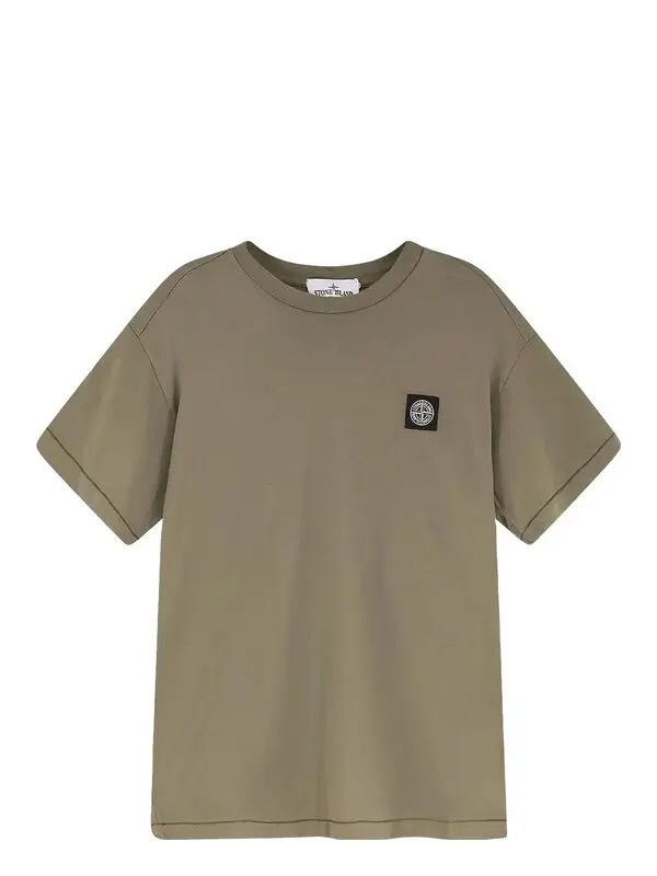 Stone Island Slim Fit T-shirt With Compass Badge - Green