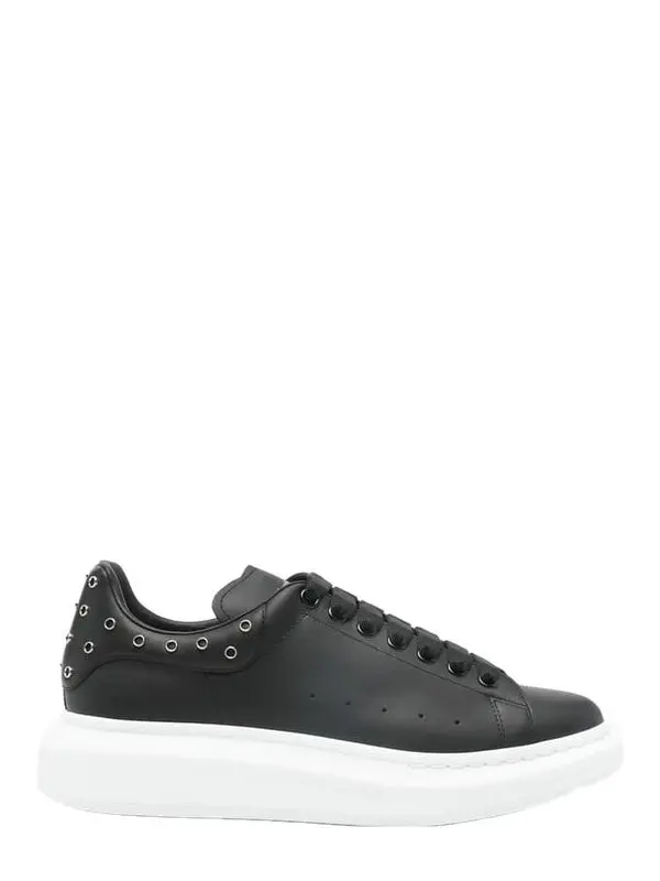Alexander McQueen Leather Low-top Sneakers - Black