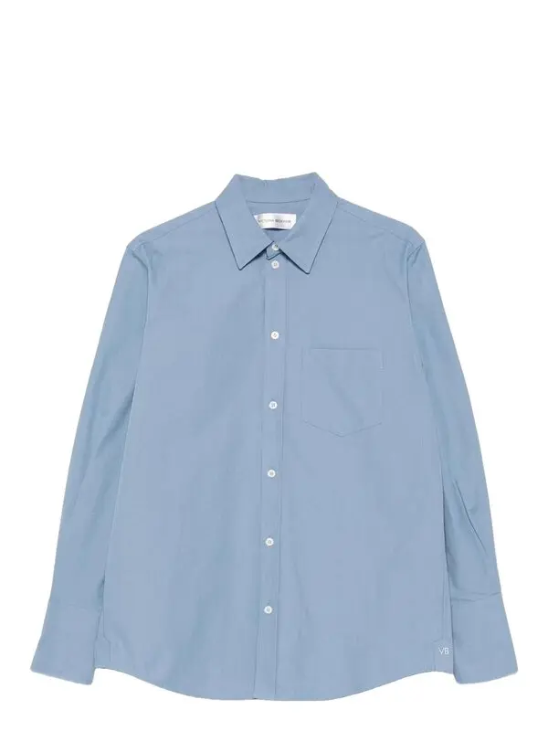 Victoria Beckham Perry Oxford Shirt - Blue