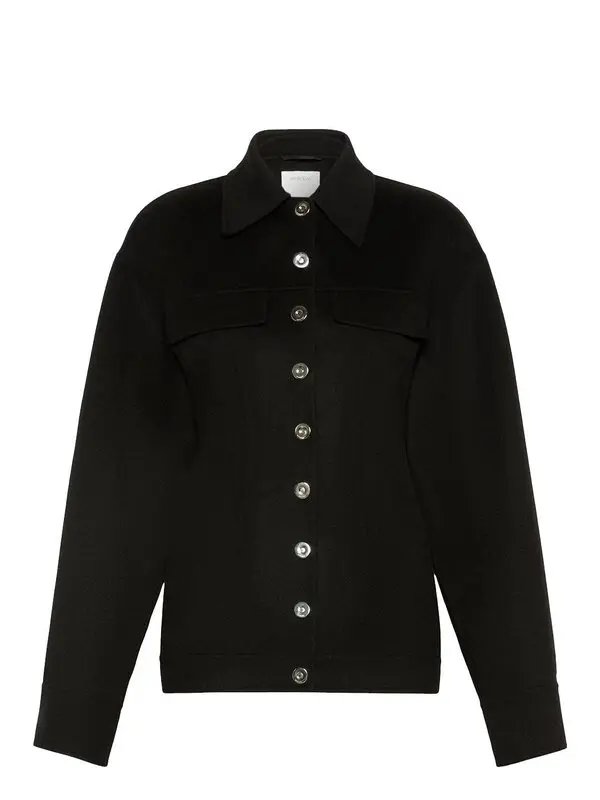 Sportmax Shaped Pure Wool Jacket - Black