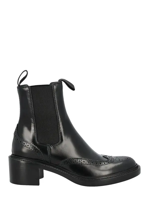 Saint Laurent Vincent Smooth Leather Chelsea Boots - Black
