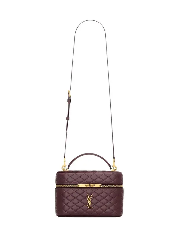 Saint Laurent Gaby Large Vanity Bag - Red
