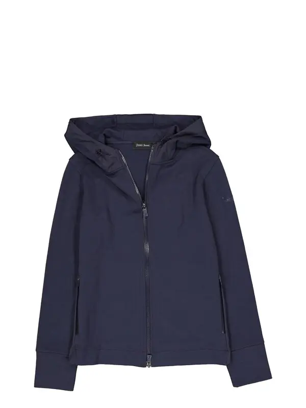 Herno Zipped Sweatshirt - Blue