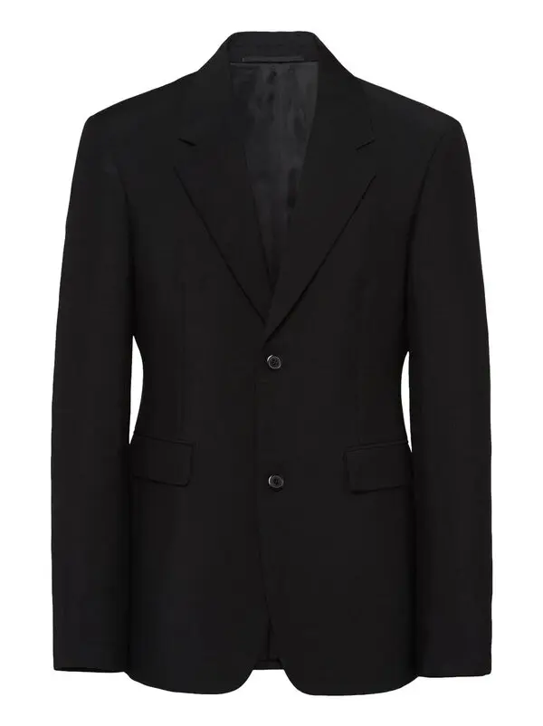 Prada Giacca Tailoring Slim - Black