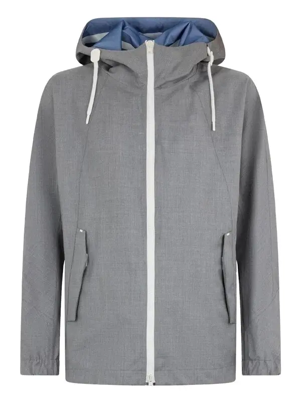 Herno Wool Hooded Jacket - Gray