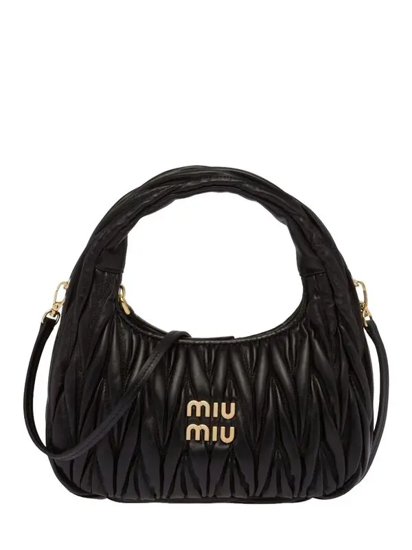 Miu Miu Church's Leather Pembley Loafers - Black