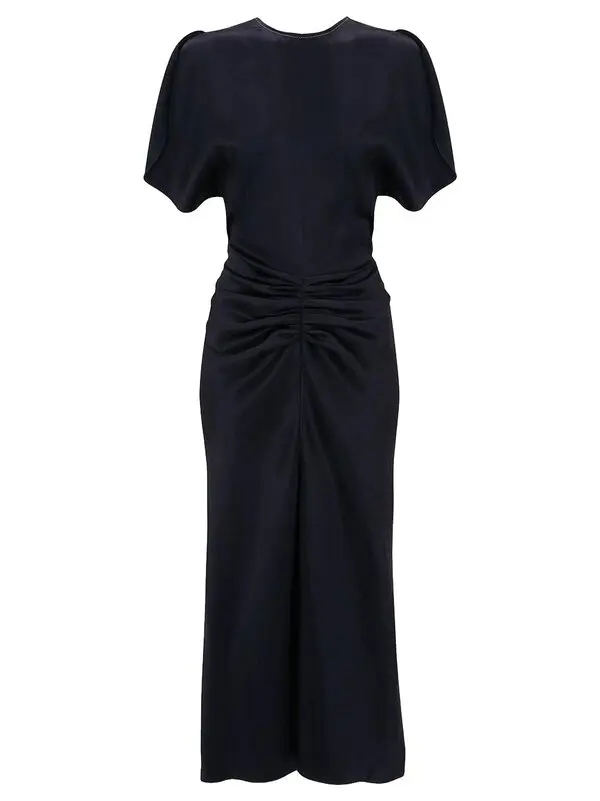Victoria Beckham Bela Midi Dress - Blue