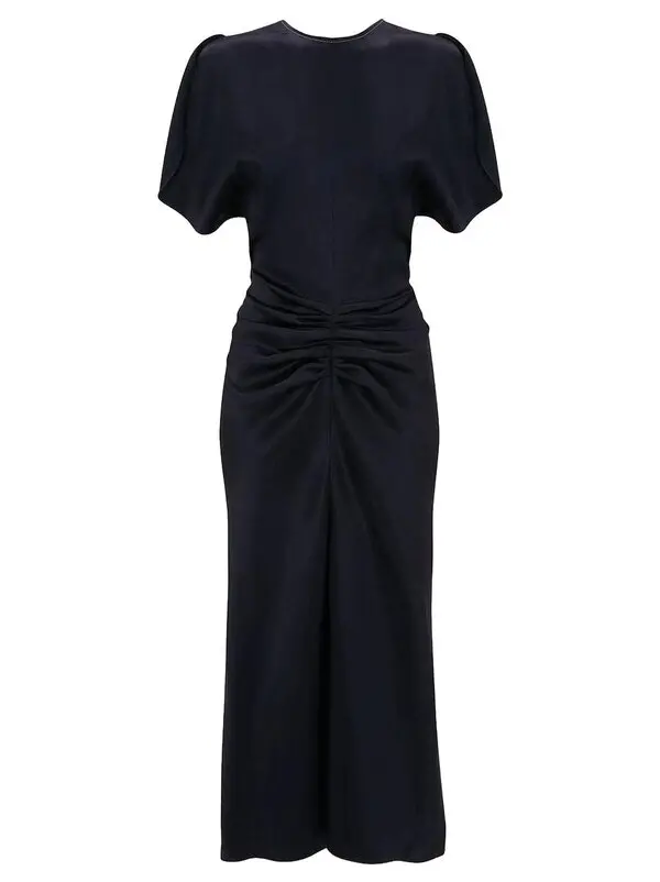 Victoria Beckham Bela Midi Dress - Blue