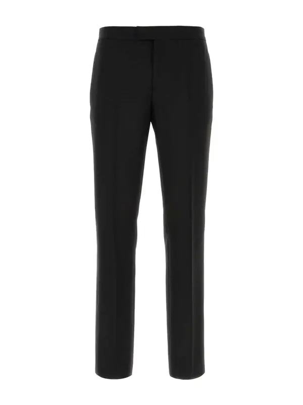 Versace Wool Blend Pant - Black