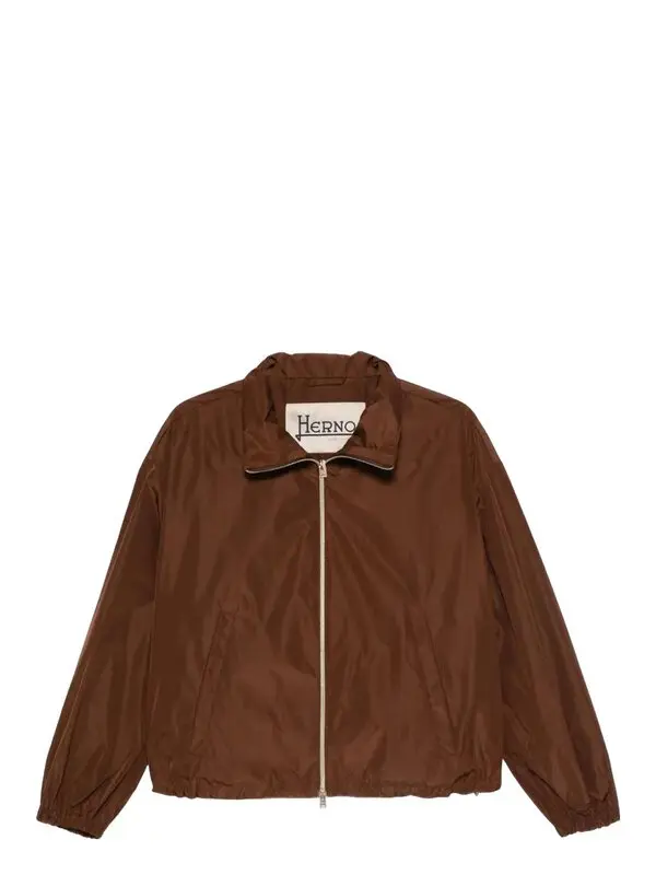 Herno Giacca Corta New Techno Taffeta - Brown