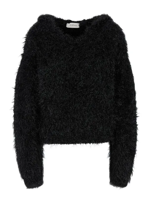 Sportmax Nylon Blend Oversize Sweater - Black