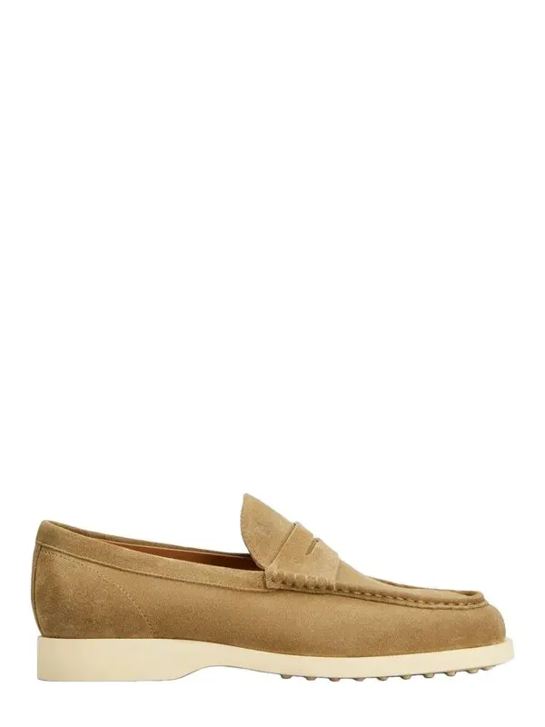 TOD'S Light Suede Loafers - Multicolor