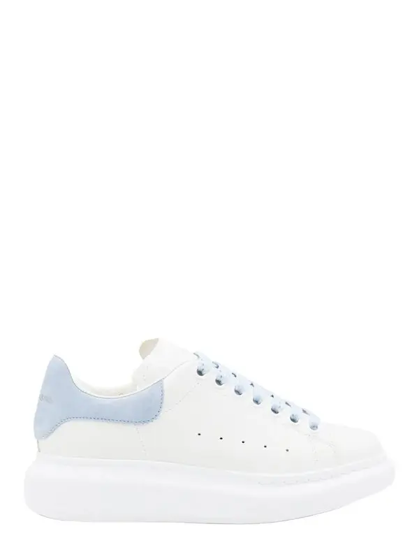 Alexander McQueen Leather Sneakers - Blue