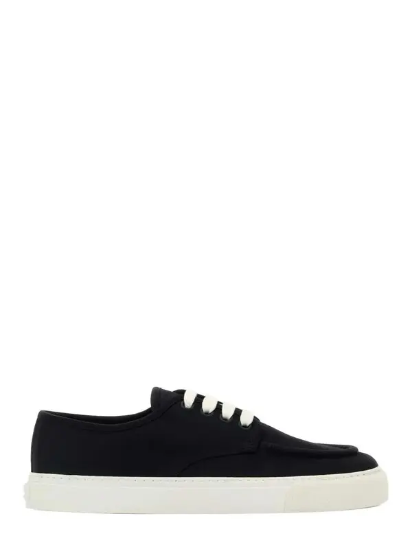 Prada Canvas Lace-up Sneakers - Blue