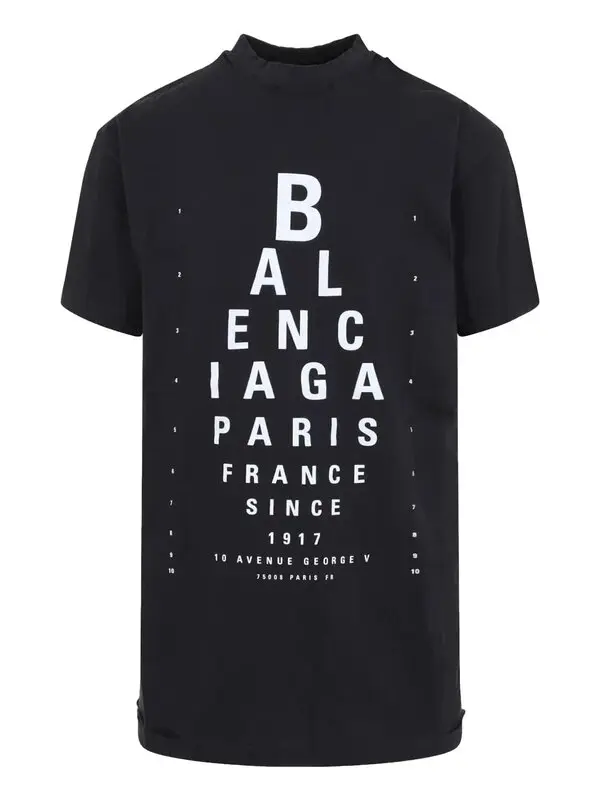 Balenciaga Oversized T-shirt - Black