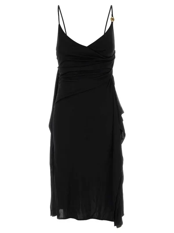 Versace Jersey Dress - Black