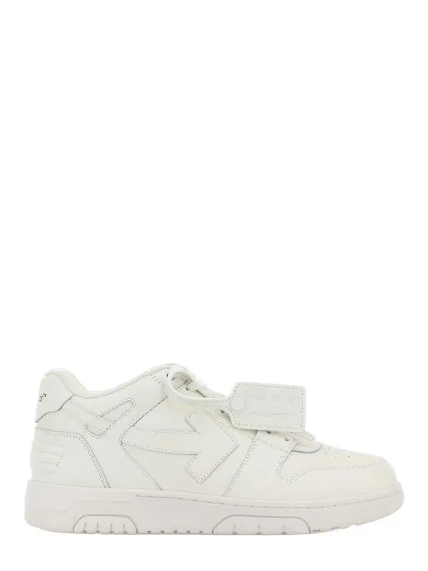 Off-White Off Leather Out Of Office Sneakers - White