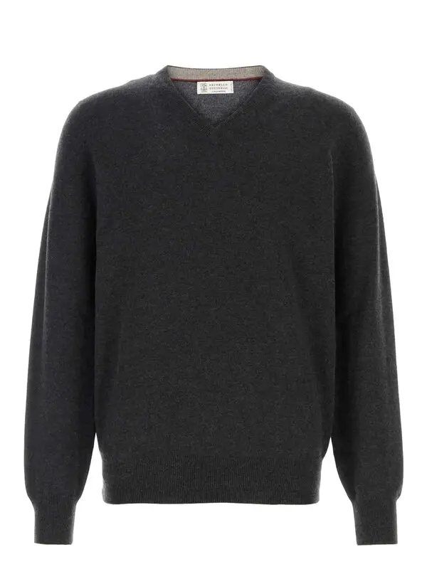 Brunello Cucinelli Cashmere Sweater - Gray