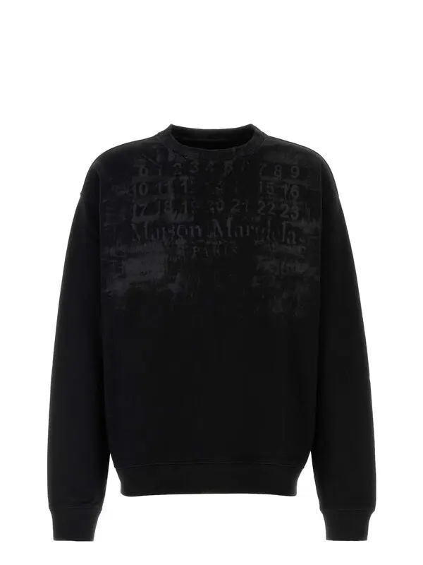 MAISON MARGIELA Cotton Sweatshirt - Black