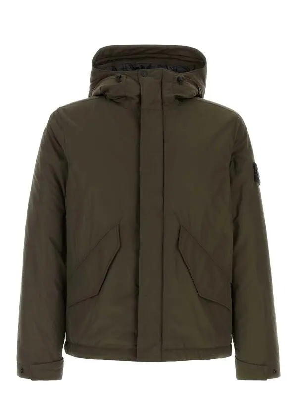 Stone Island Padded Jacket - Green
