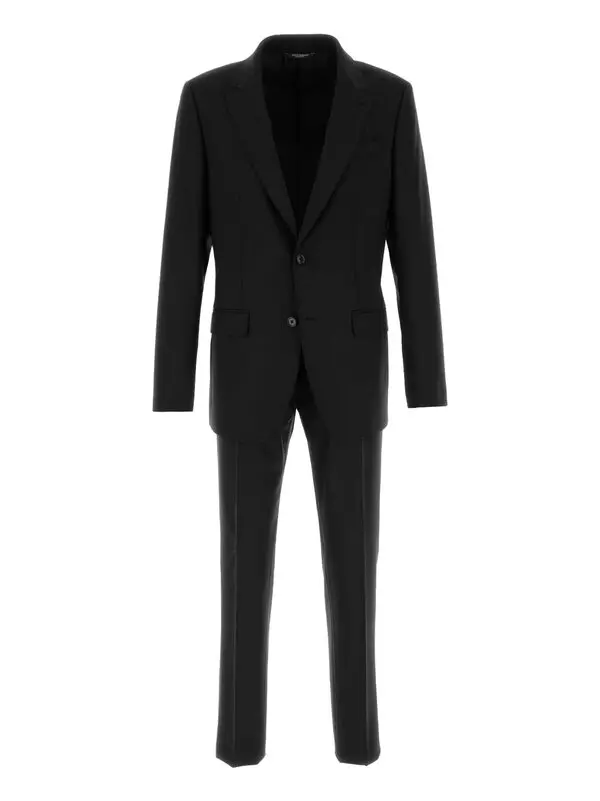 Dolce & Gabbana Stretch Wool Suit - Black