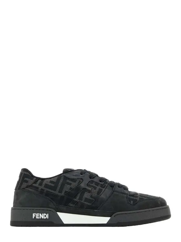 Fendi Embroidered Match Sneakers - Multicolor