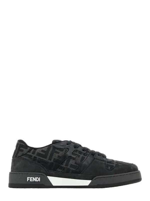 Fendi Embroidered Match Sneakers - Multicolor