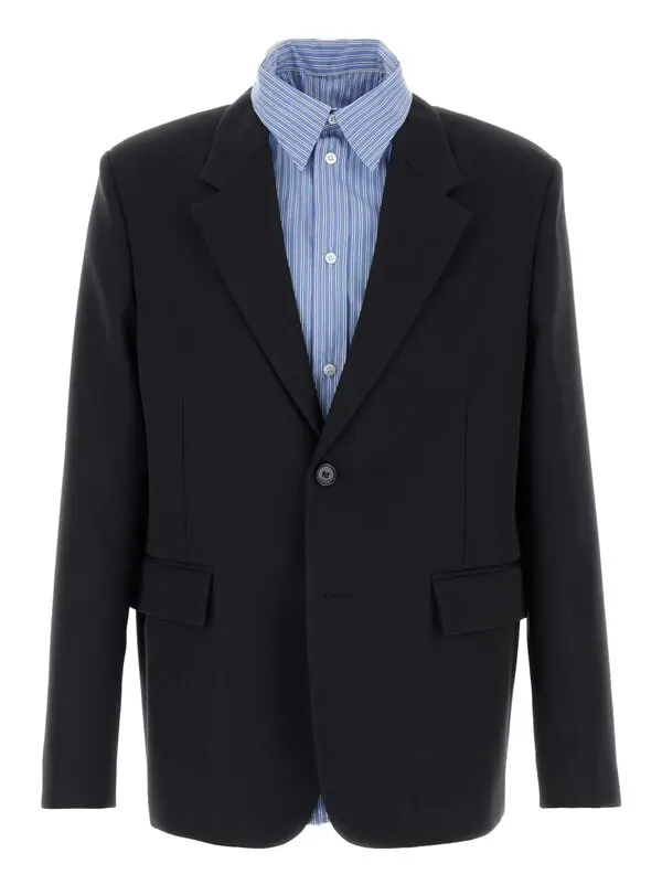 Balenciaga Wool Blazer - Black