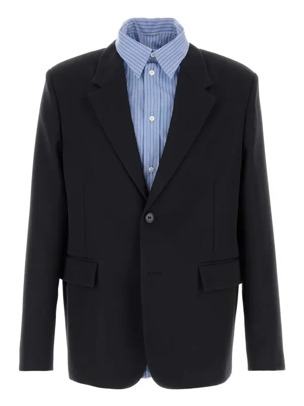 Balenciaga Wool Blazer - Black