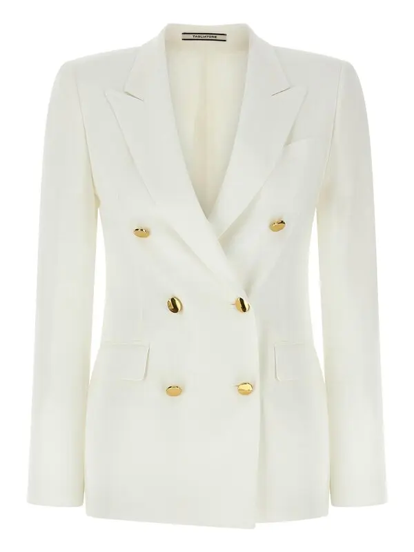 Tagliatore Parigi Double-breasted Blazer - White