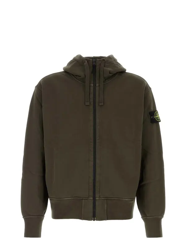 Stone Island Cotton Sweatshirt - Brown