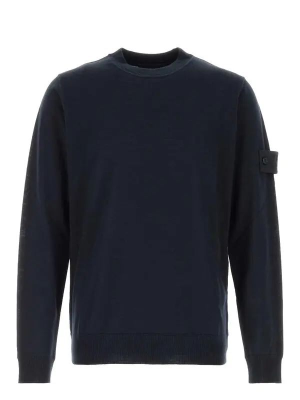 Stone Island Midnight Wool Sweater - Blue