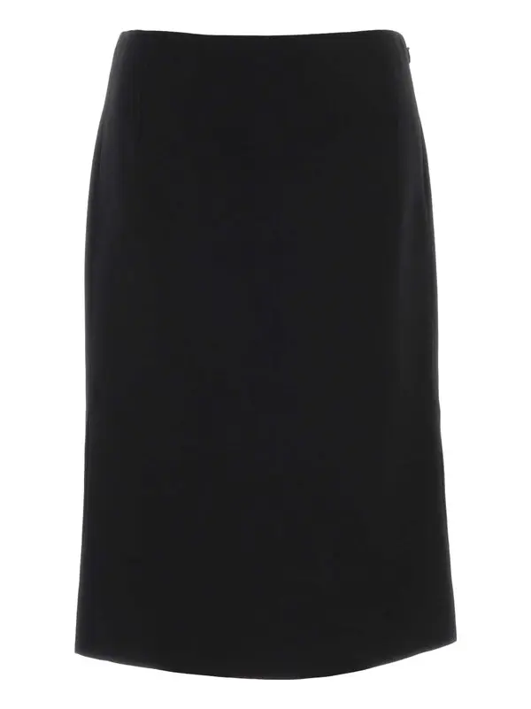 Fendi Wool Blend Skirt - Black