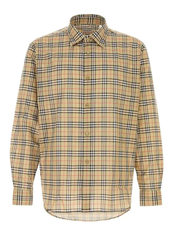 Burberry Embroidered Cotton Shirt - Multicolor