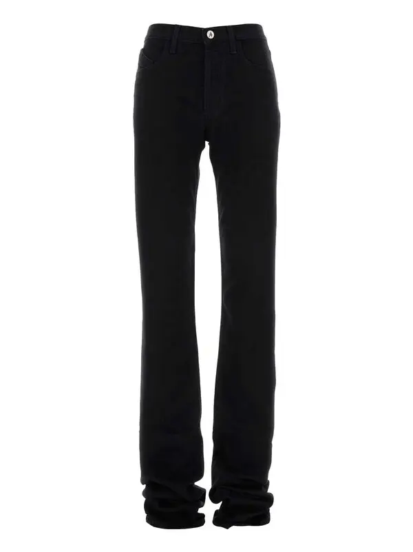 Attico Stretch Denim Jeans - Black