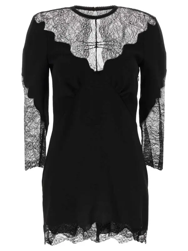 Attico Crepe Dress - Black