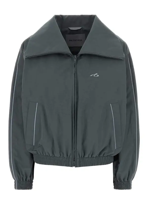 Balenciaga Tech Fabric Windbreaker - Gray
