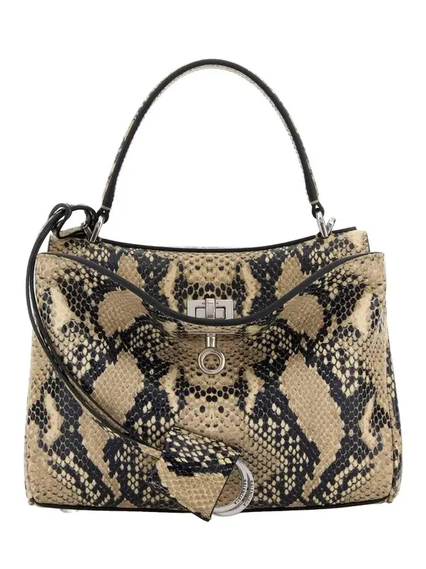 Balenciaga Printed Leather Mini Rodeo Handbag - Multicolor