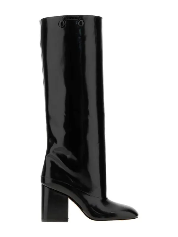 Marni Leather Trunkaroo Boots - Black