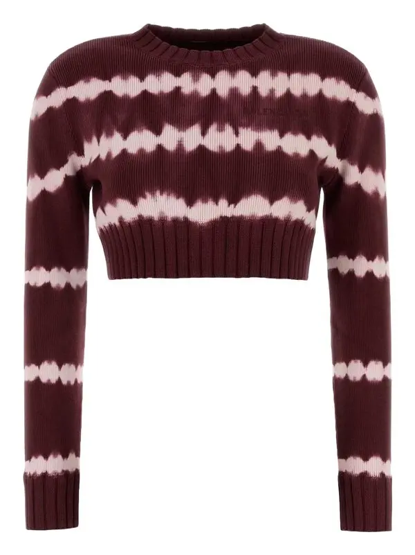 Balenciaga Printed Cotton Sweater - Multicolor