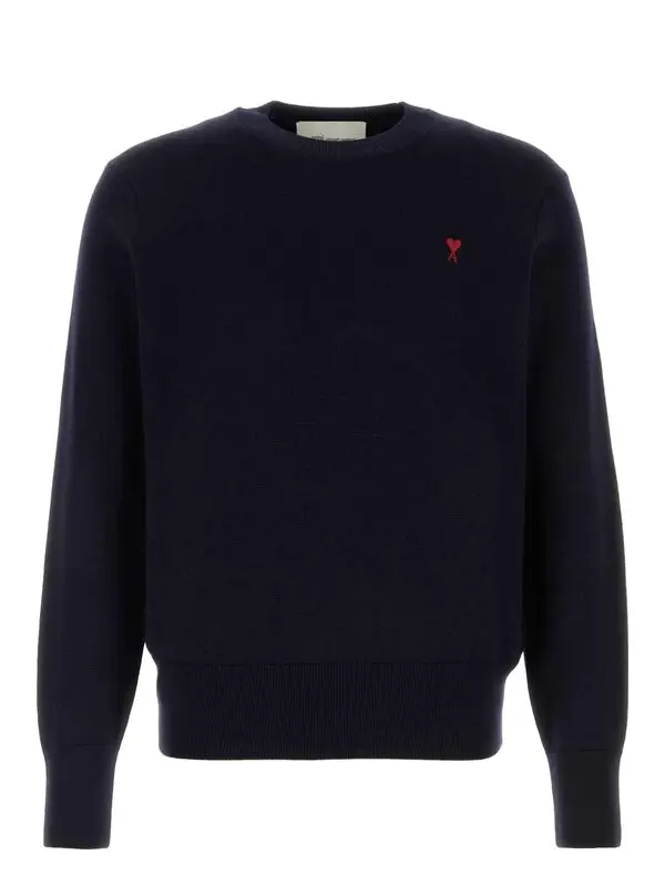 AMI Paris Wool Sweater - Blue